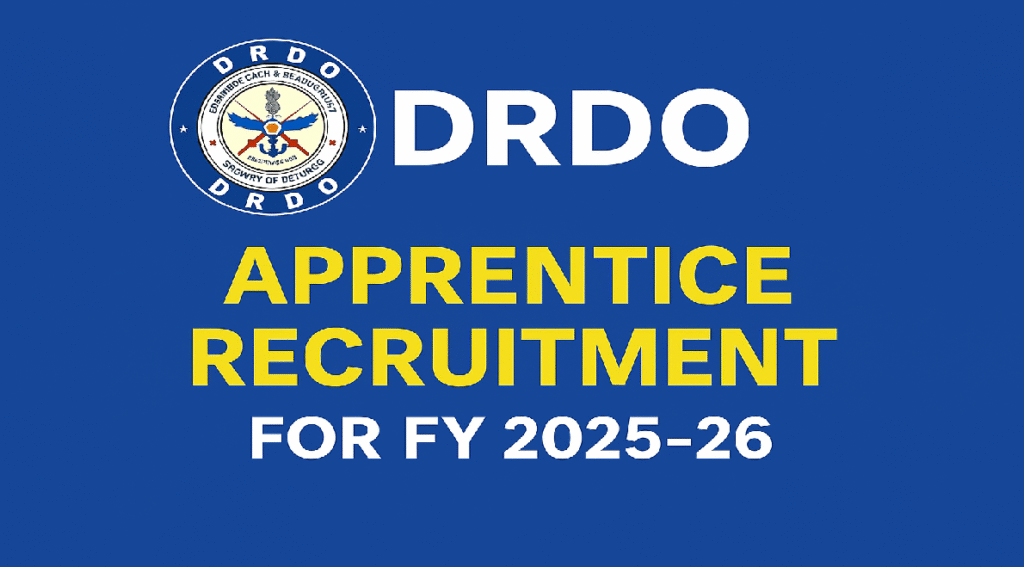 DRDO Apprentice Recruitment 2025: Apply Online for 195 Vacancies ...